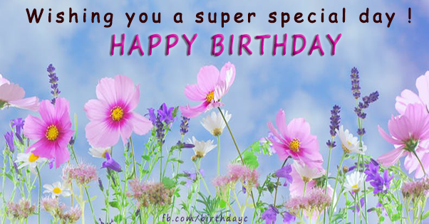 Happy Birthday wishes, flowers - HBDAY.ART