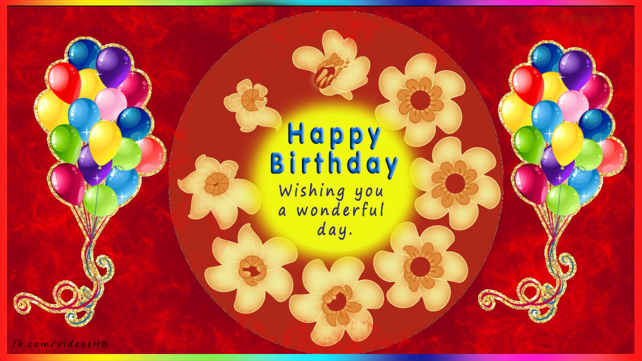 Happy Birthday! Wishing you a wonderful day… - HBDAY.ART